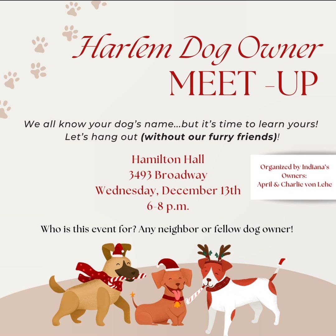 Harlem Dog Owner Meet Up - NYC Dog Events
